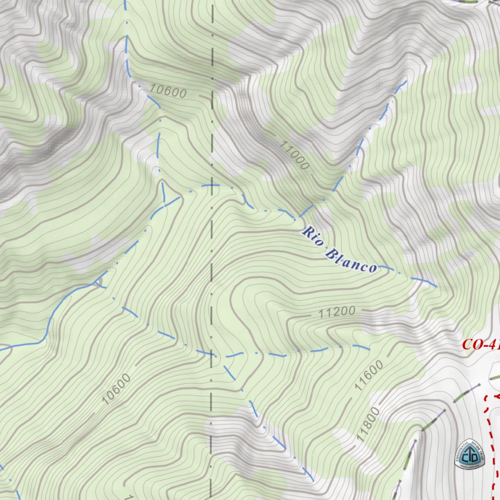 Summit Peak, Colorado 7.5 Minute Topographic Map by Apogee Mapping, Inc ...