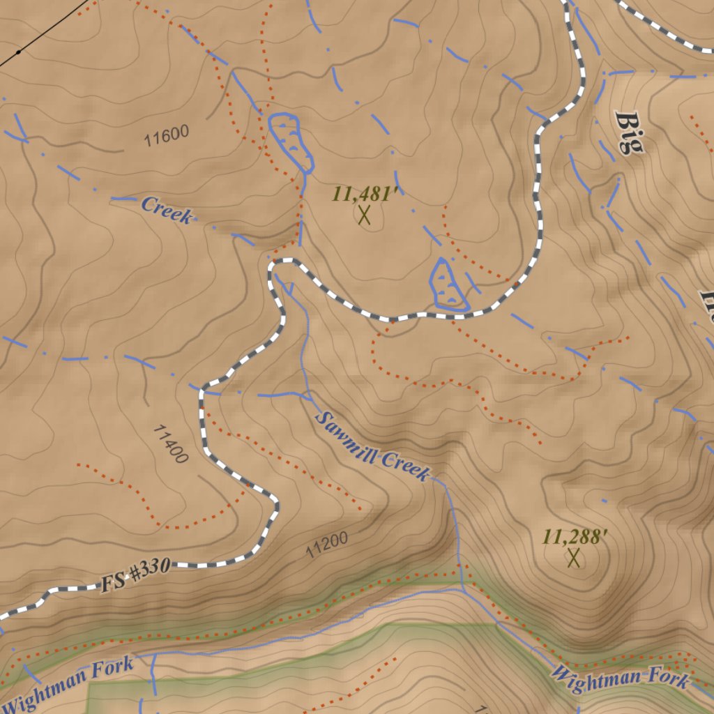 Summitville, Colorado 7.5 Minute Topographic Map - Color Hillshade by ...