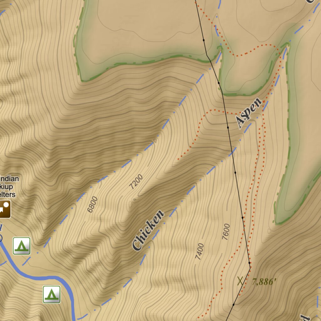 The Glade, Colorado 7.5 Minute Topographic Map - Color Hillshade by ...