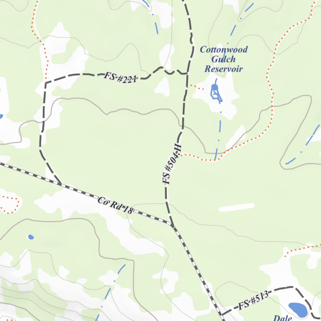 The Glade, Colorado 7.5 Minute Topographic Map by Apogee Mapping, Inc ...