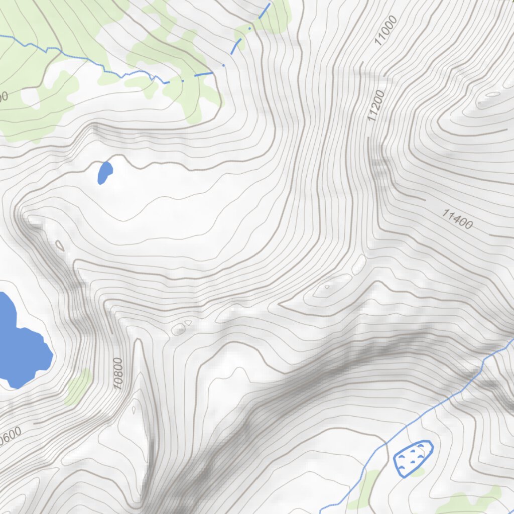 Tioga Pass, California 7.5 Minute Topographic Map by Apogee Mapping ...