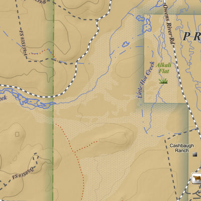 Whitmore Hot Springs, California 7.5 Minute Topographic Map - Color ...
