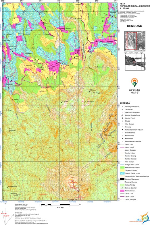 Gunung Pundak Map by Arga Outdoor | Avenza Maps