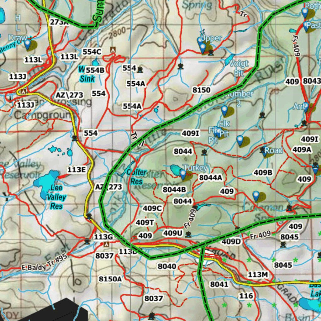 AZ Unit 1 Antelope Concentrations Map by Arizona HuntData LLC | Avenza Maps