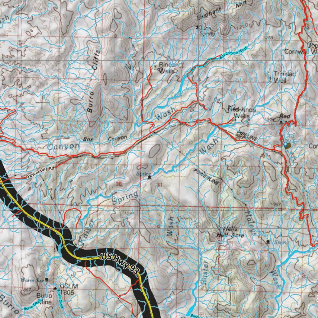 AZ Unit 16A Antelope Concentrations Map by Arizona HuntData LLC ...