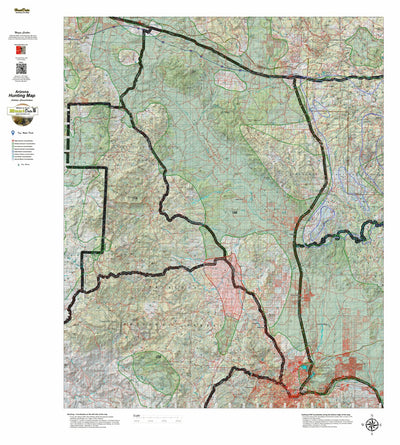 AZ Unit 19B Antelope Concentrations Map by Arizona HuntData LLC ...