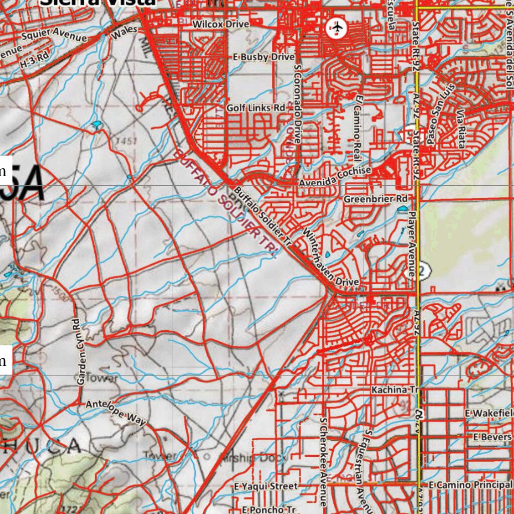 AZ Unit 30B Antelope Concentrations Map by Arizona HuntData LLC ...