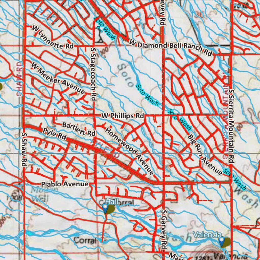 AZ Unit 36C Antelope Concentrations Map by Arizona HuntData LLC ...