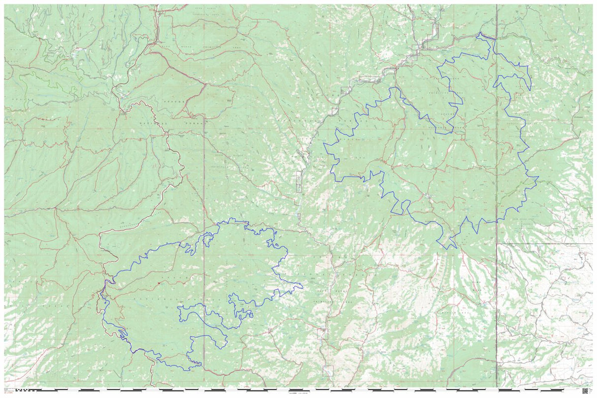 2020 White Mountains Wildfire Boundaries Map by Arizona Mushroom ...