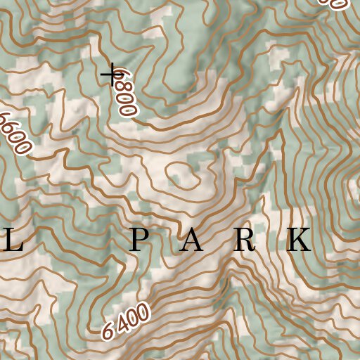 ANST Topo Map 09-2 Rincon Mountains 2 by Arizona Trail Association ...