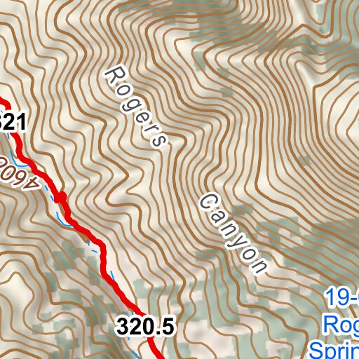 ANST Topo Map 19-1/18-4 Superstition Wilderness 1 by Arizona Trail ...