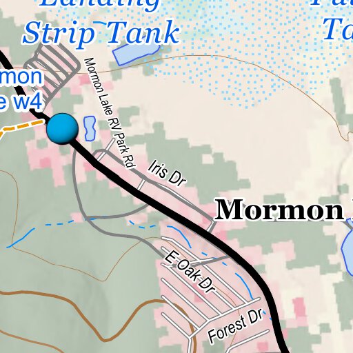 ANST Topo Map 29-2 Mormon Lake 2 by Arizona Trail Association | Avenza Maps
