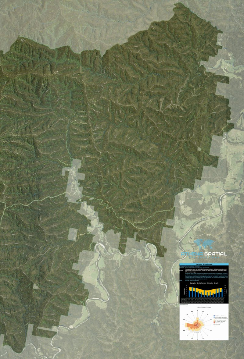 Dampier State Forest 2024 - East Map by Athena Spatial | Avenza Maps