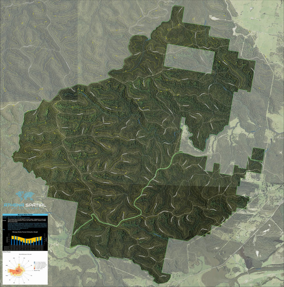 Moruya State Forest 2024 Map by Athena Spatial | Avenza Maps