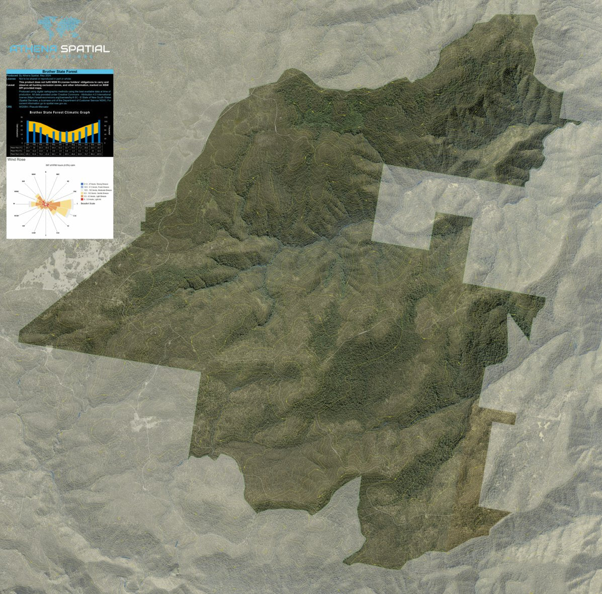 Brother State Forest 2024 Map by Athena Spatial | Avenza Maps