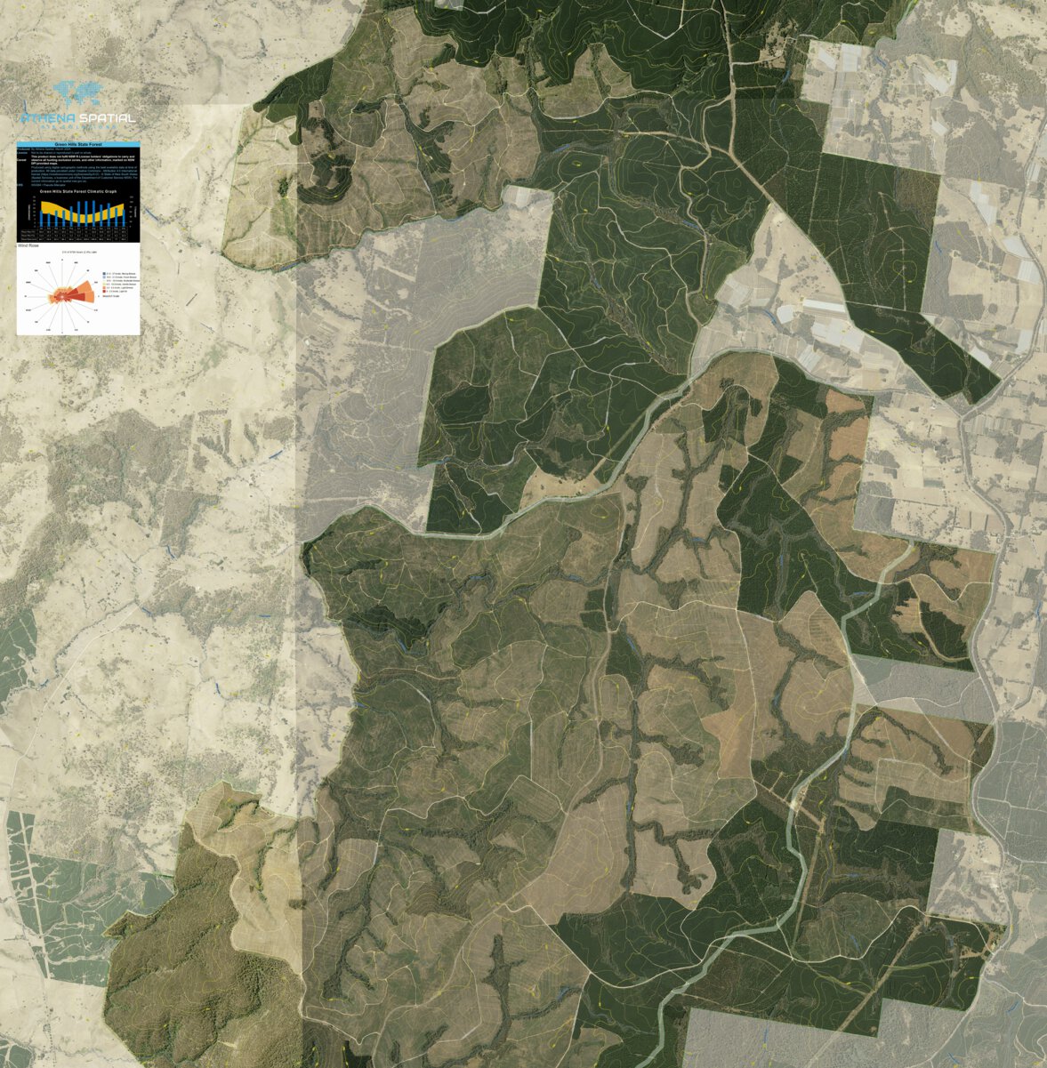 Green Hills State Forest 2024 - Central Map by Athena Spatial | Avenza Maps