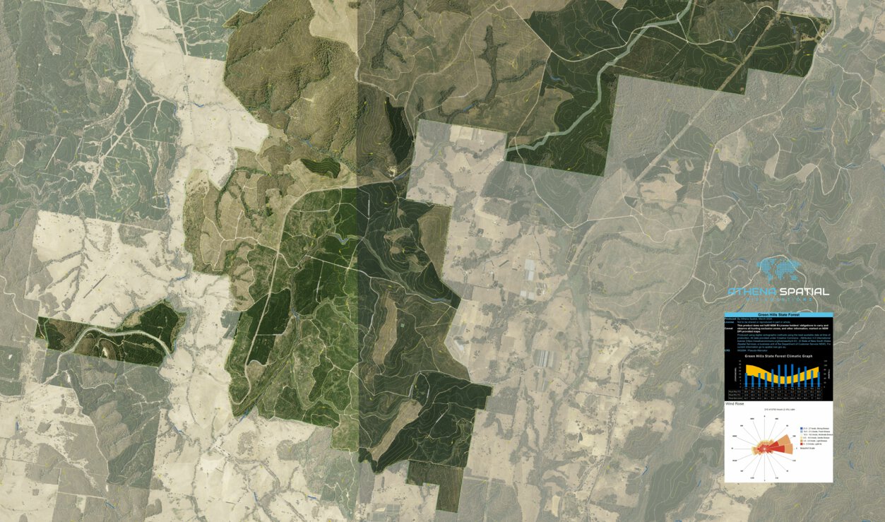 Green Hills State Forest 2024 - South Map by Athena Spatial | Avenza Maps