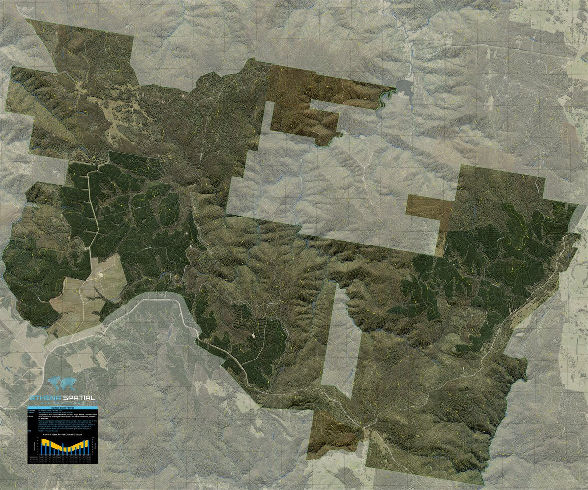 Nundle State Forest Map by Athena Spatial | Avenza Maps