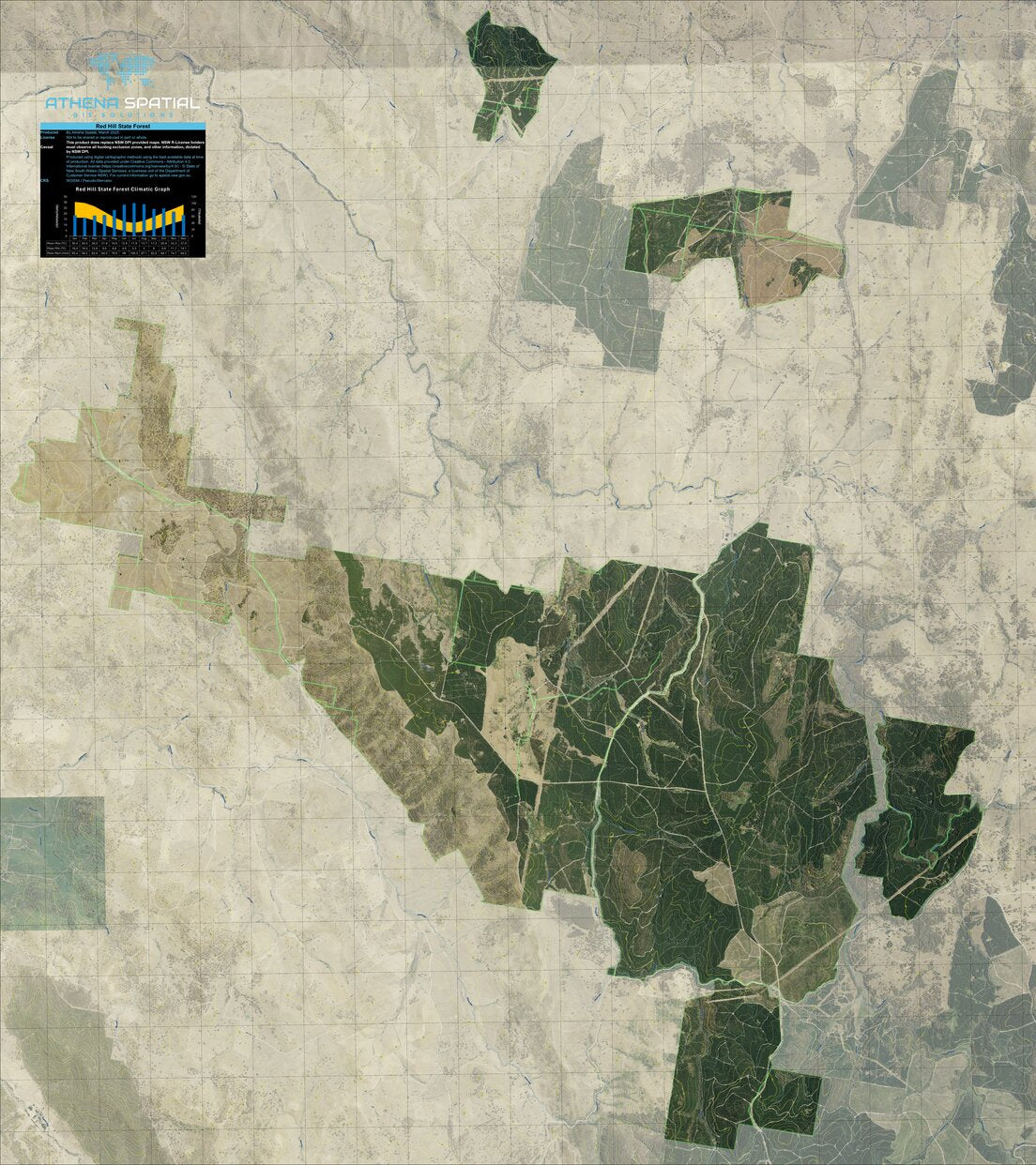 Red Hill State Forest Map by Athena Spatial | Avenza Maps