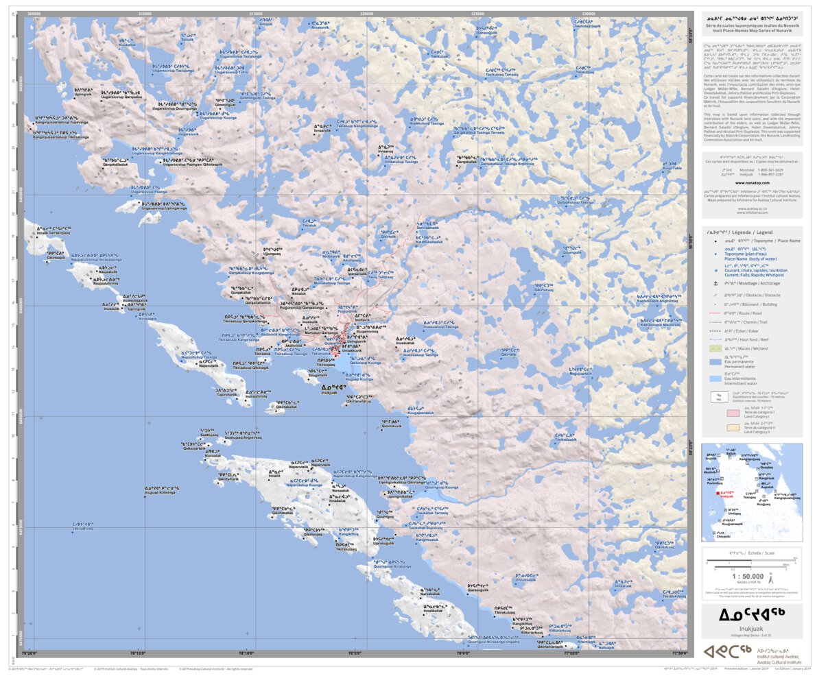 Inukjuak - Community Map by Avataq Cultural Institute | Avenza Maps