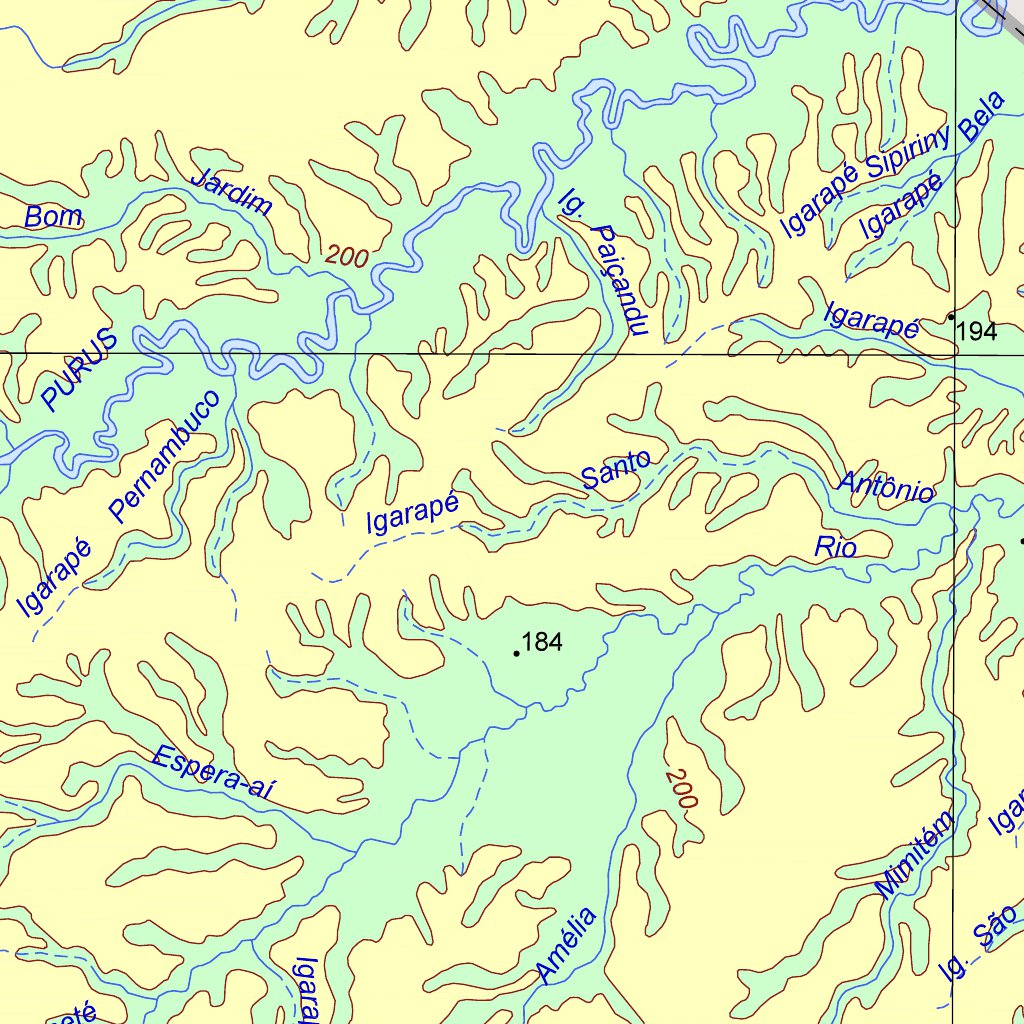 Acre, Brazil Map by Avenza Systems Inc. | Avenza Maps
