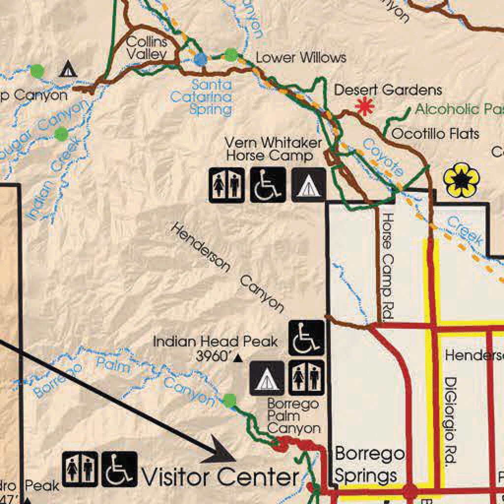 Anza-Borrego Desert State Park Map by Avenza Systems Inc. | Avenza Maps