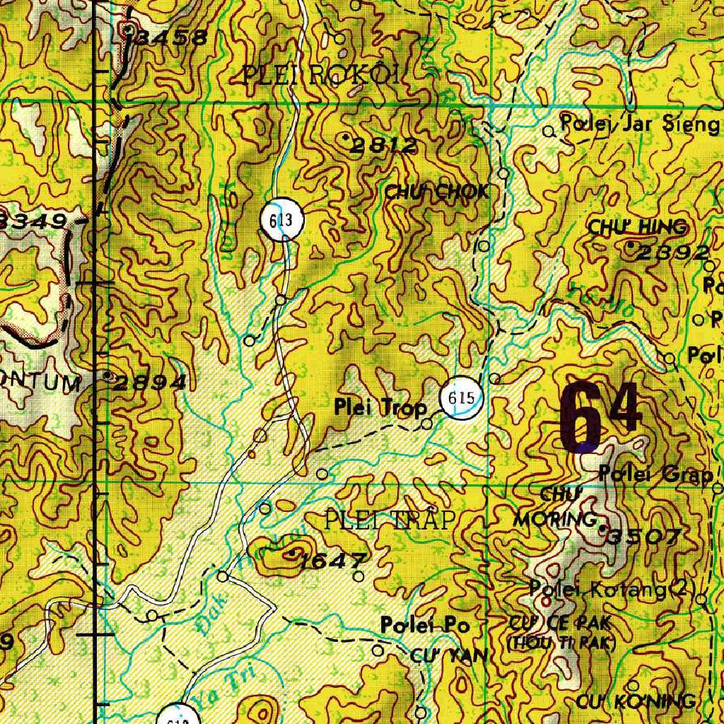 Attapu, Loas; Cambodia; Vietnam Map by Avenza Systems Inc. | Avenza Maps