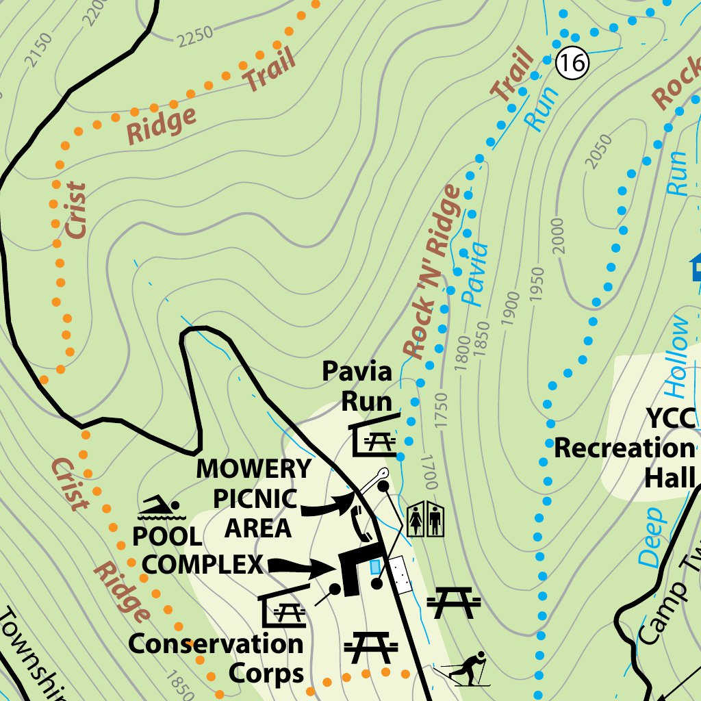 Blue Knob State Park Map by Avenza Systems Inc. | Avenza Maps