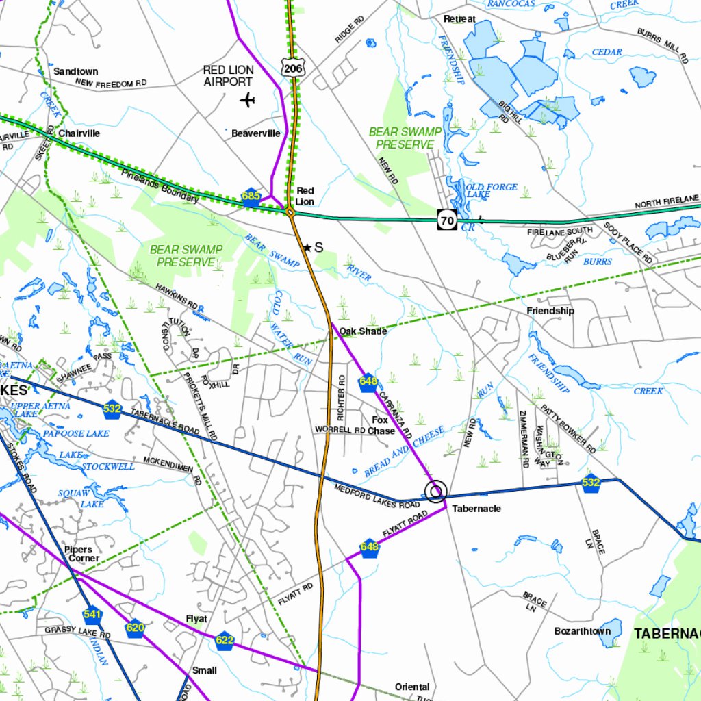 Burlington County - New Jersey Map by Avenza Systems Inc. | Avenza Maps