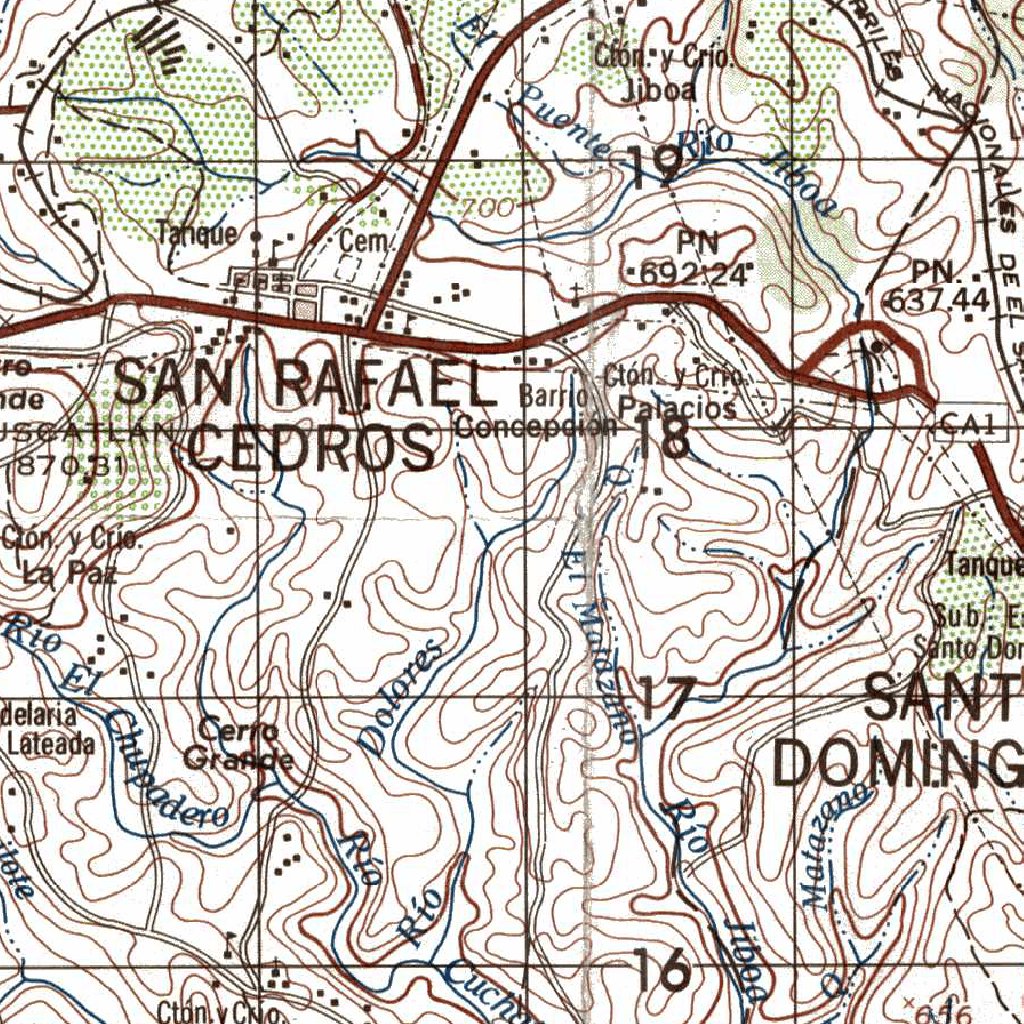 Cojutepeque Map by Avenza Systems Inc. | Avenza Maps