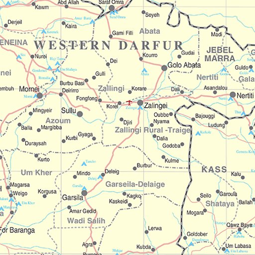 Darfur Planning Map by Avenza Systems Inc. | Avenza Maps