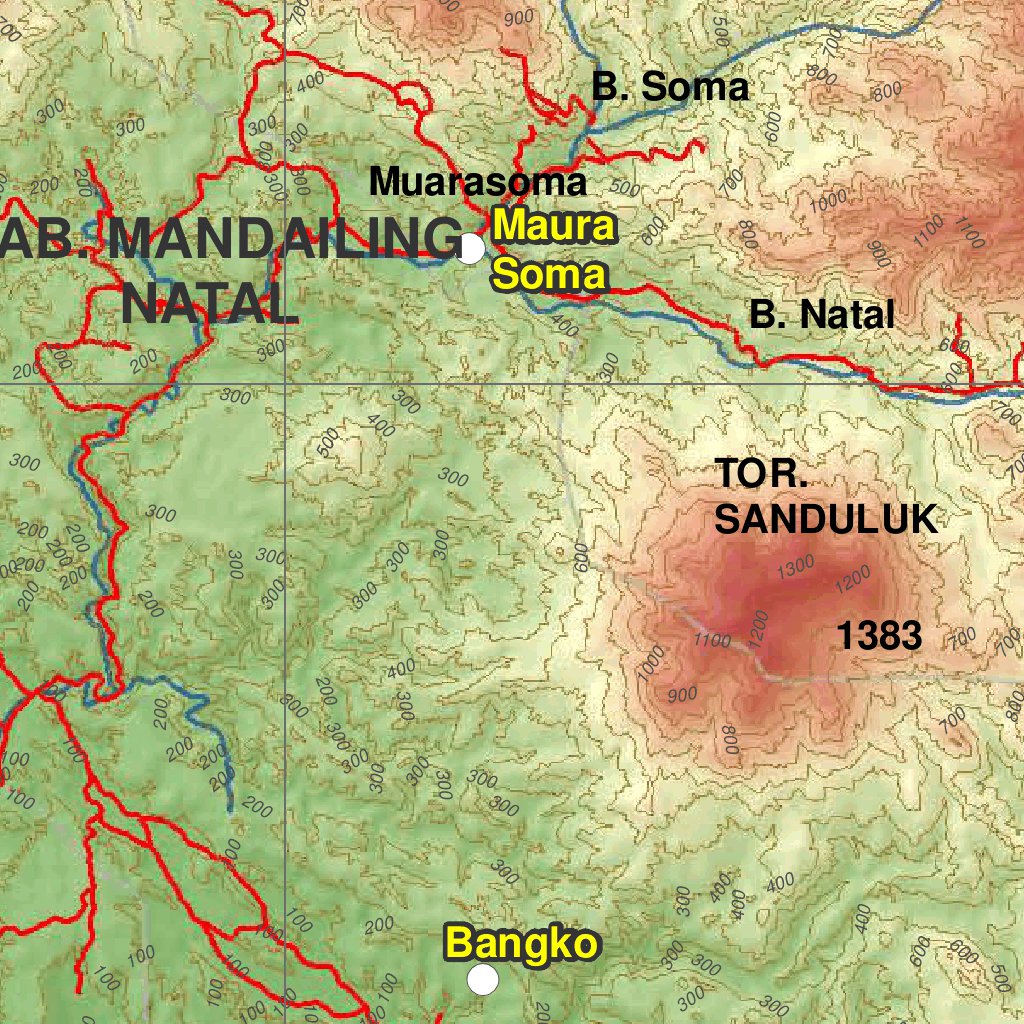 F03: Mandailing Natal District Map by Avenza Systems Inc. | Avenza Maps
