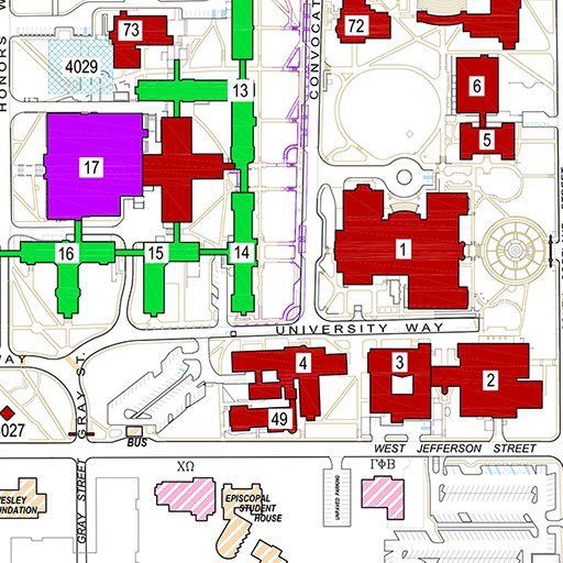Florida State University Campus Map by Avenza Systems Inc. | Avenza Maps