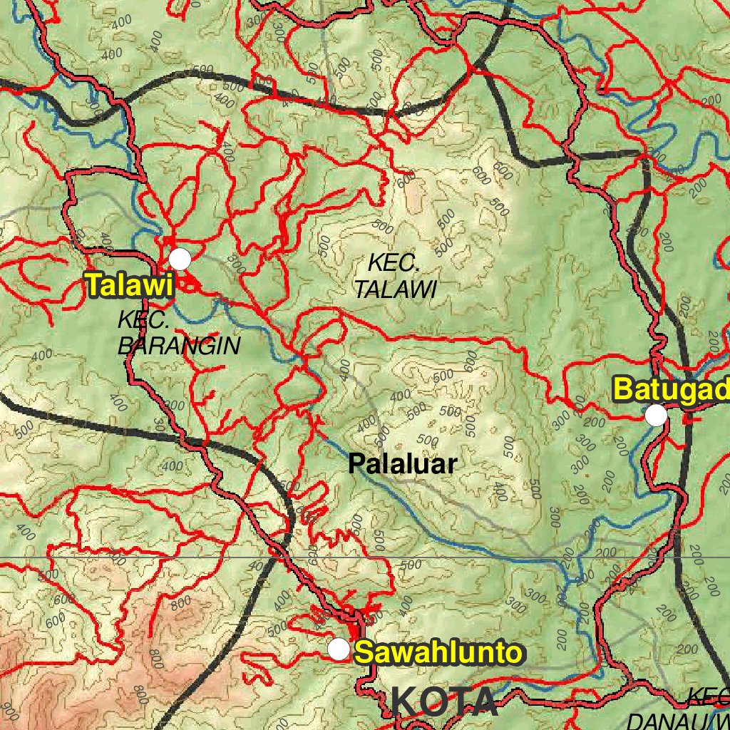 G04: Sawah Lunto District Map by Avenza Systems Inc. | Avenza Maps