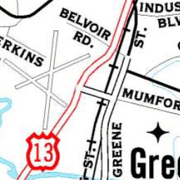 Highway Map of Greenville - North Carolina by Avenza Systems Inc ...