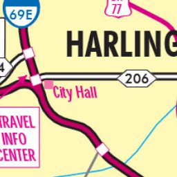 Highway Map of Harlingen - Texas by Avenza Systems Inc. | Avenza Maps