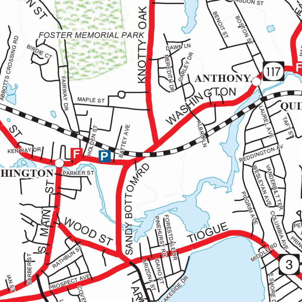 Highway Map of Kent County (Coventry) - Rhode Island by Avenza Systems Inc. | Avenza Maps