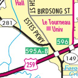 Highway Map of Longview - Texas by Avenza Systems Inc. | Avenza Maps