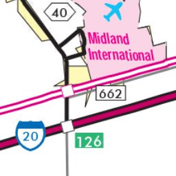 Highway Map of Midland and Odessa - Texas by Avenza Systems Inc ...