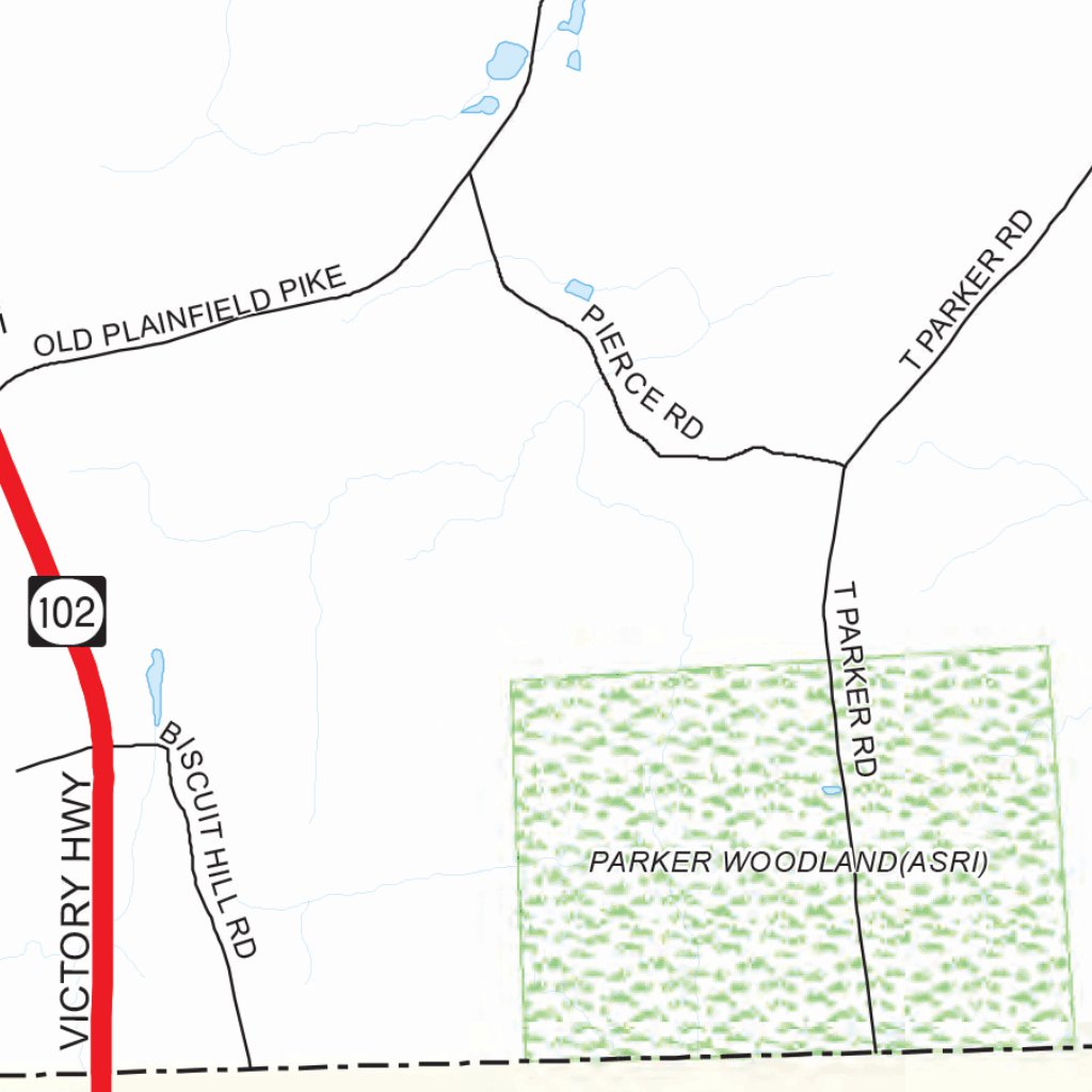 Highway Map of Providence County (Foster) - Rhode Island by Avenza ...