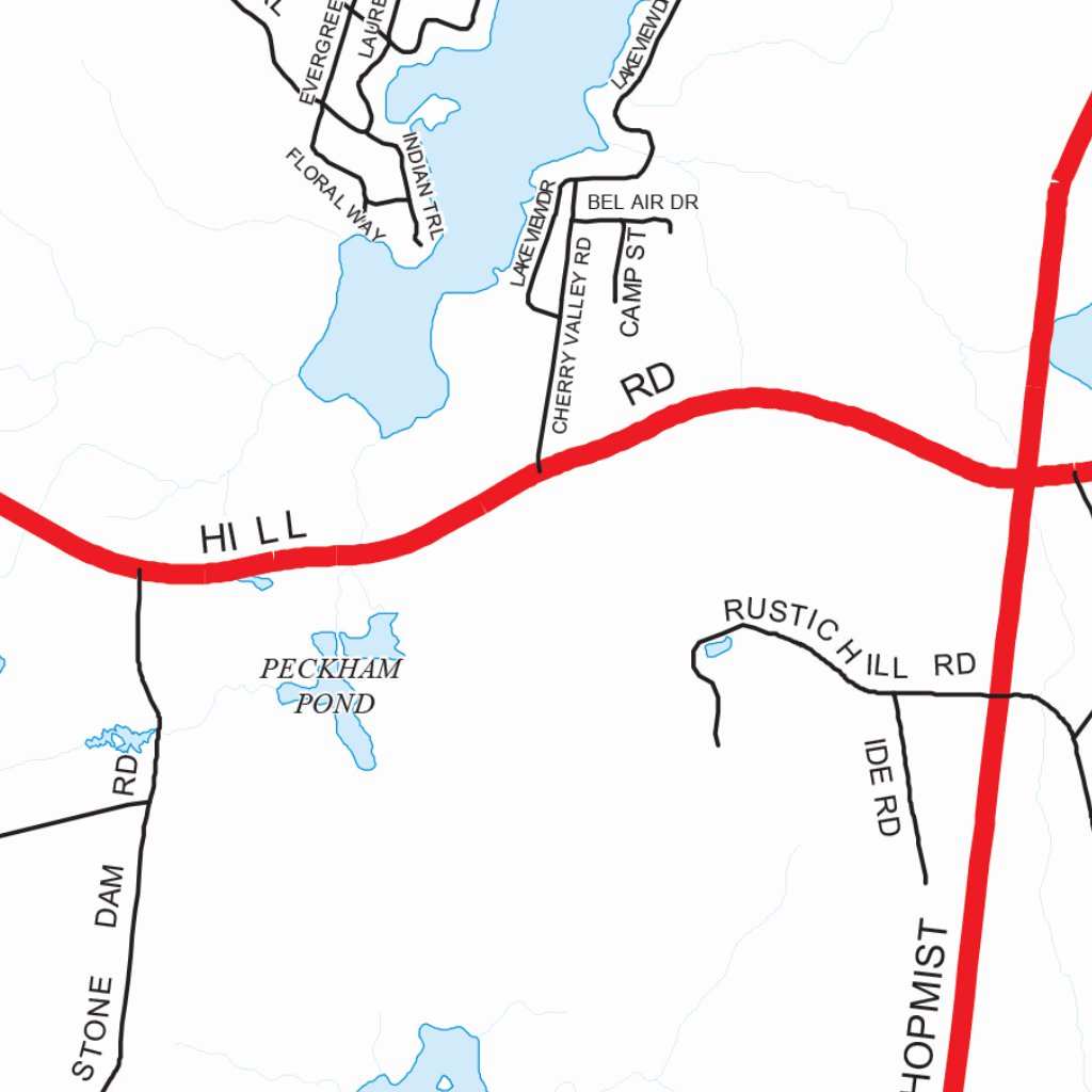 Highway Map of Providence County (Glocester) - Rhode Island by Avenza ...