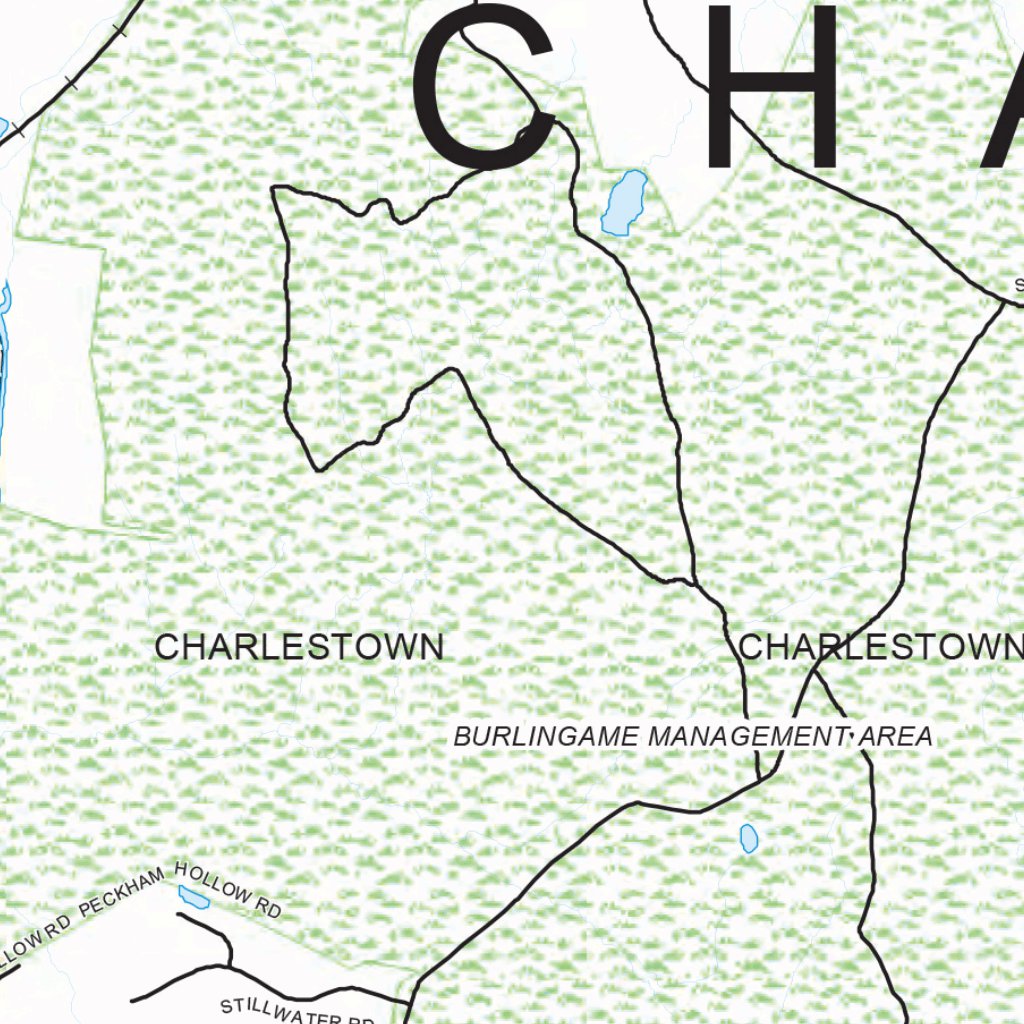 Highway Map of Washington County (Charlestown) - Rhode Island by Avenza ...