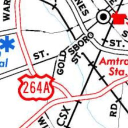 Highway Map of Wilson - North Carolina by Avenza Systems Inc. | Avenza Maps