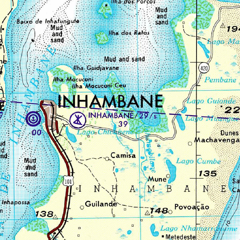Inhambane, Mozambique - sf-36-16 Map by Avenza Systems Inc. | Avenza Maps