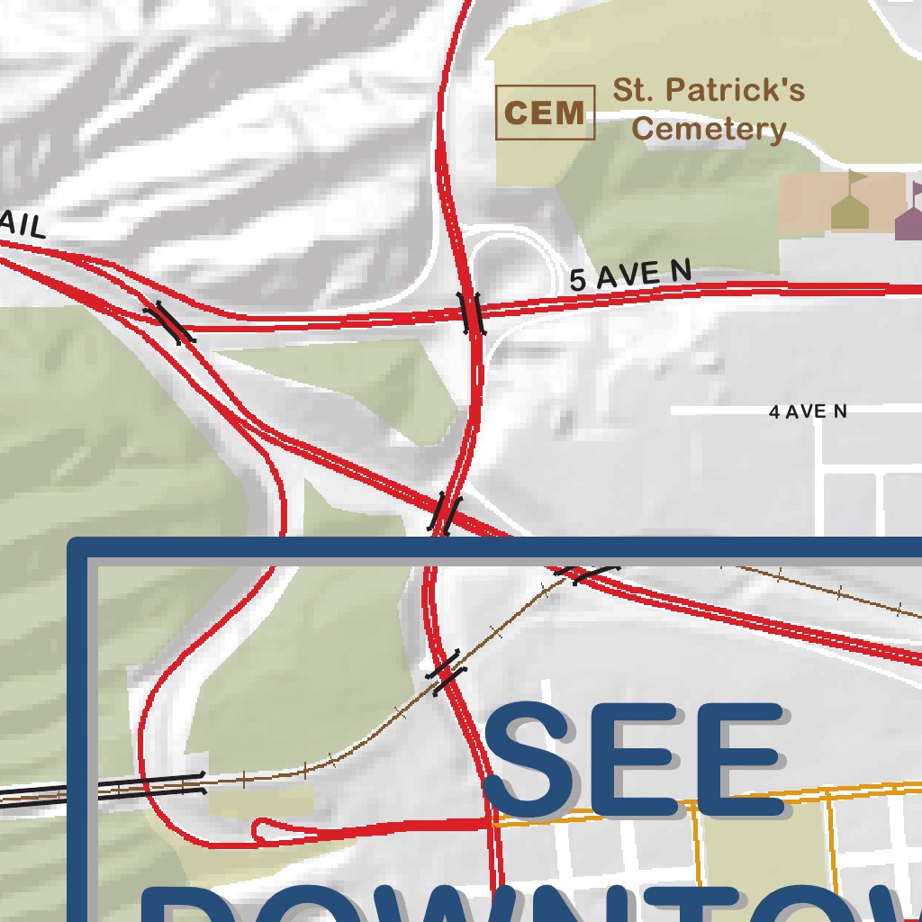 Lethbridge AB Transit Map by Avenza Systems Inc. | Avenza Maps