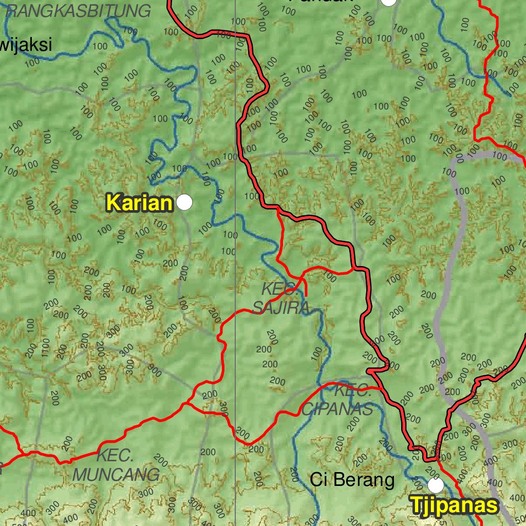 M07: Serang District Map by Avenza Systems Inc. | Avenza Maps