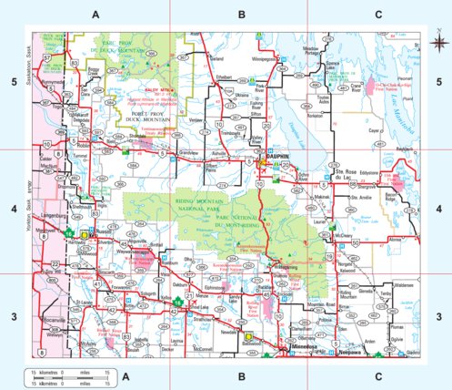 Manitoba Highways - Dauphin Map by Avenza Systems Inc. | Avenza Maps
