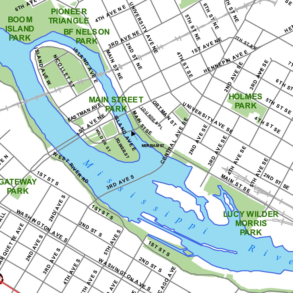 Minneapolis sightseeing map 60 photos - Guidebookbali.com