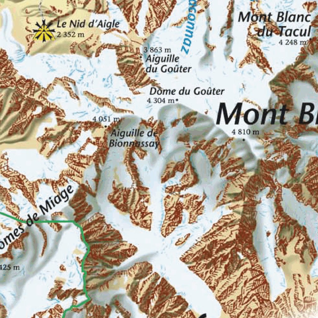 Mont Blanc Map by Avenza Systems Inc. | Avenza Maps