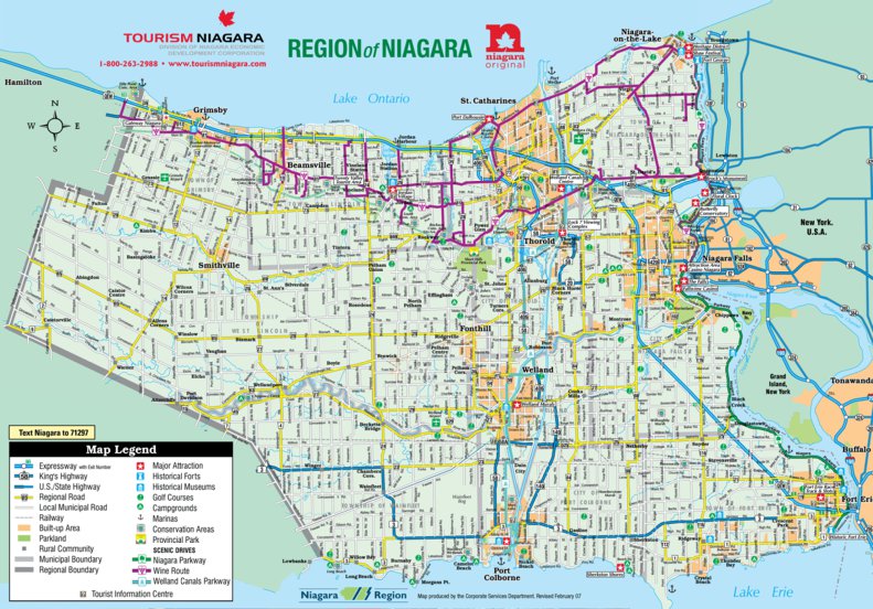 Niagara Falls Regional Map by Avenza Systems Inc. | Avenza Maps